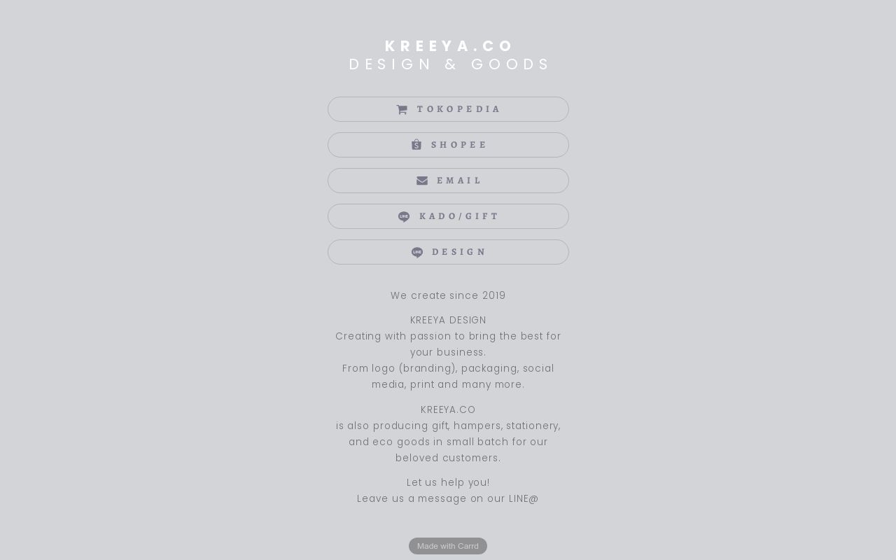 Welcome! [kreeya.carrd.co]